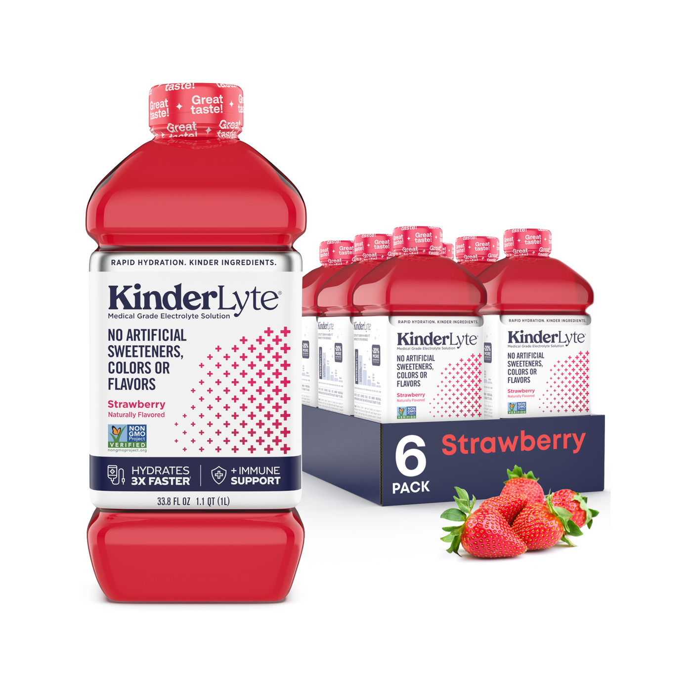 KinderLyte Electrolyte Drink Strawberry – KinderFarms
