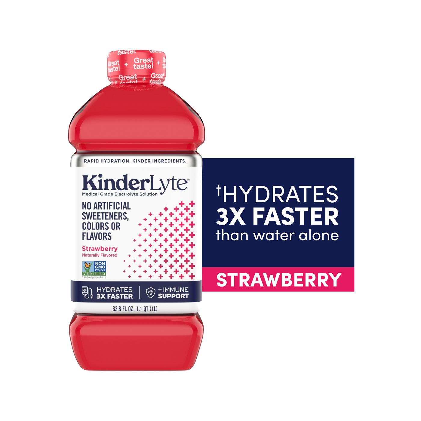 KinderLyte Electrolyte Drink Strawberry – KinderFarms
