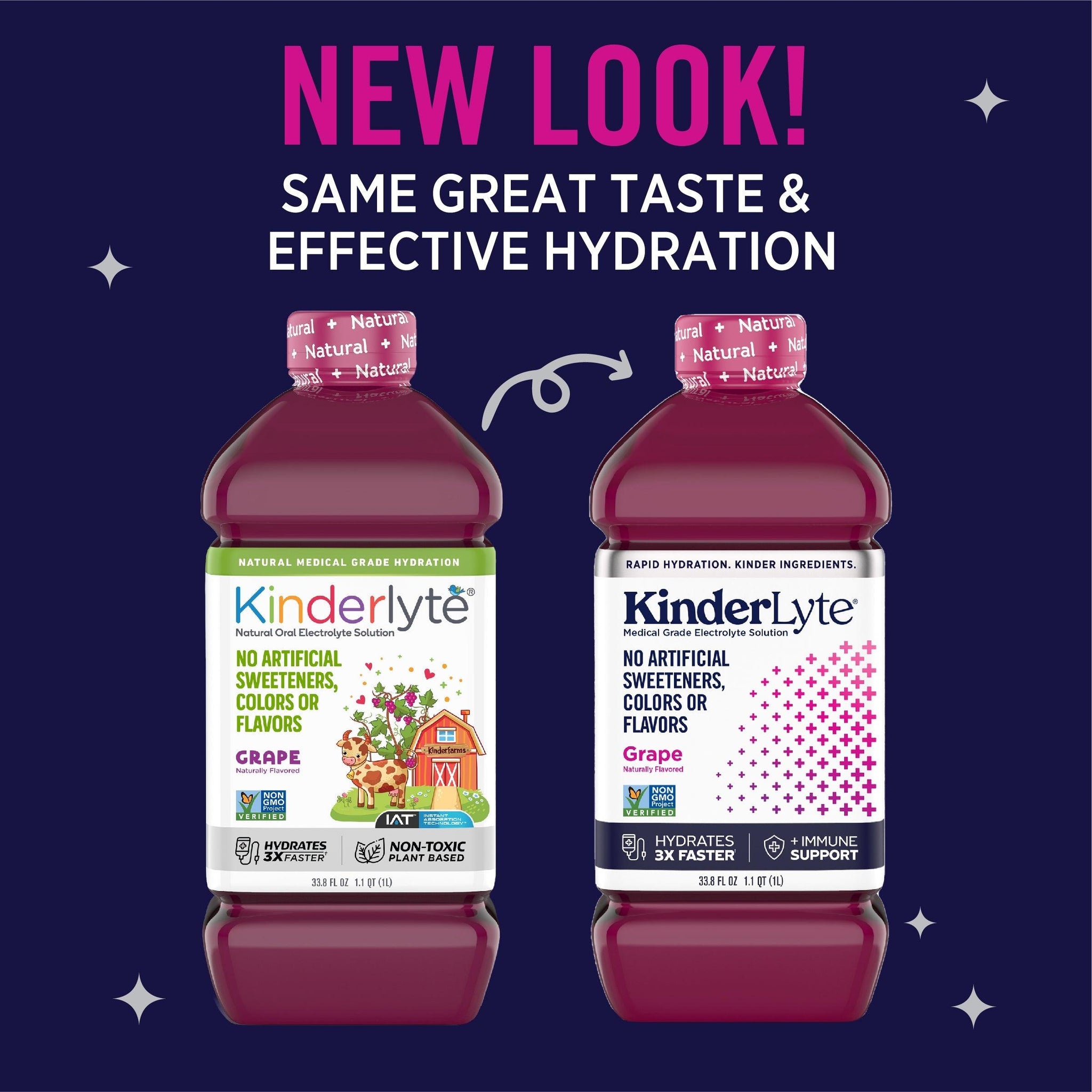 KinderLyte Electrolyte Drink Grape
