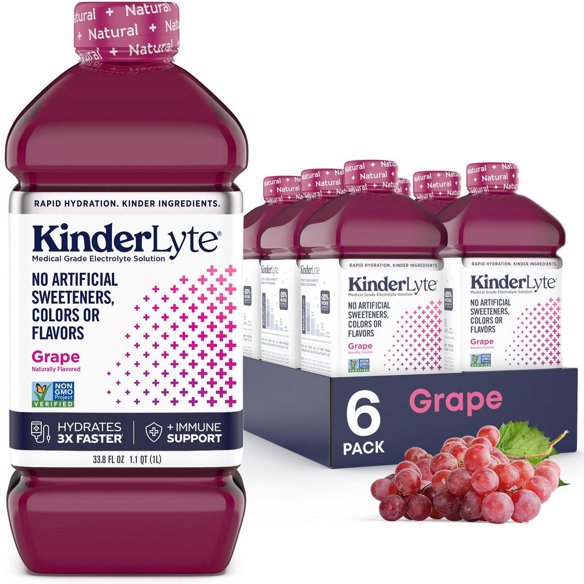 KinderLyte Electrolyte Drink Grape