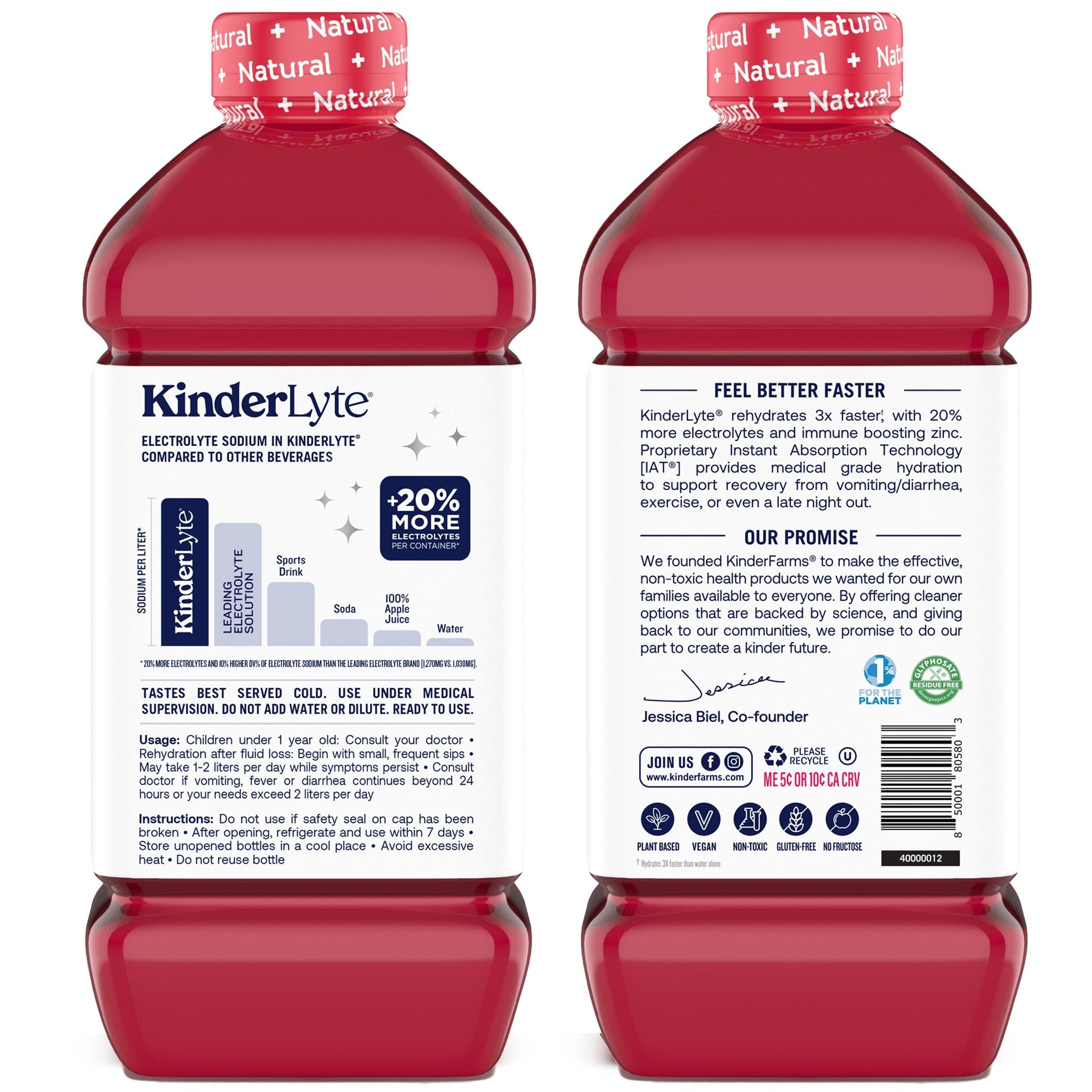 KinderLyte Electrolyte Drink Strawberry